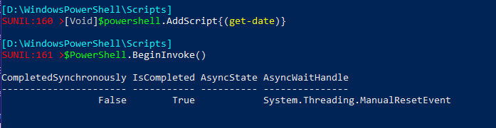 Working With Runspace In Powershell