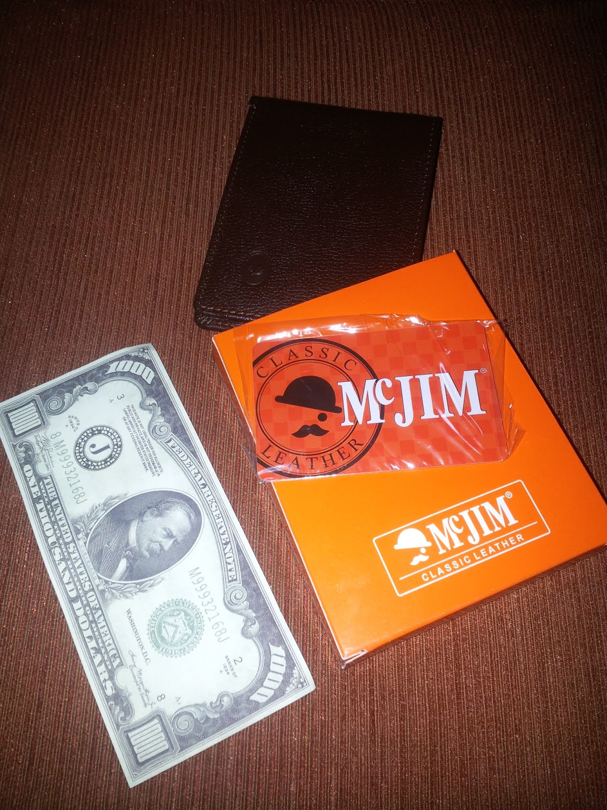 The Blessed McJim Leather Wallet For Men | Times of Refreshing