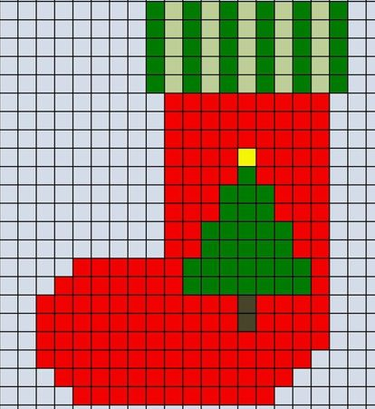 Cuadrículas: Cuadrículas de navidad