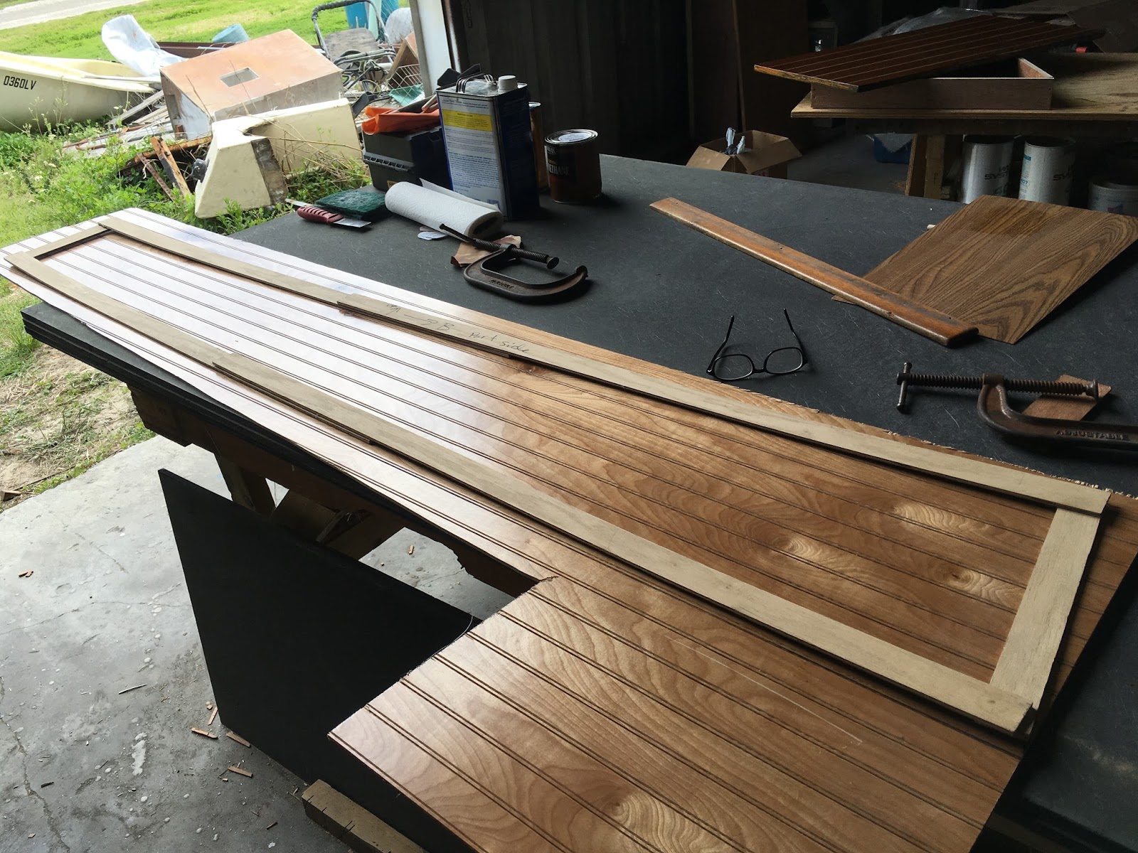 S/V Johanna Rose: New V-Berth Side Panels