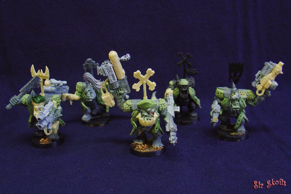Sir Skofis's Workshop: Flash Gitz: Conversions using Ork Nobz