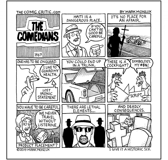 PooBahSpiel: The Comic Critic Reviews "The Comedians"