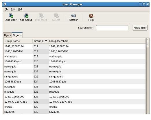 Linux - CentOS: Membuat user account melalui GUI