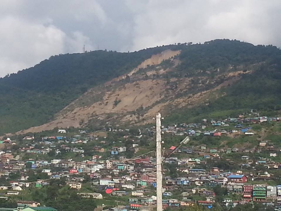 Landslides in Hakha City