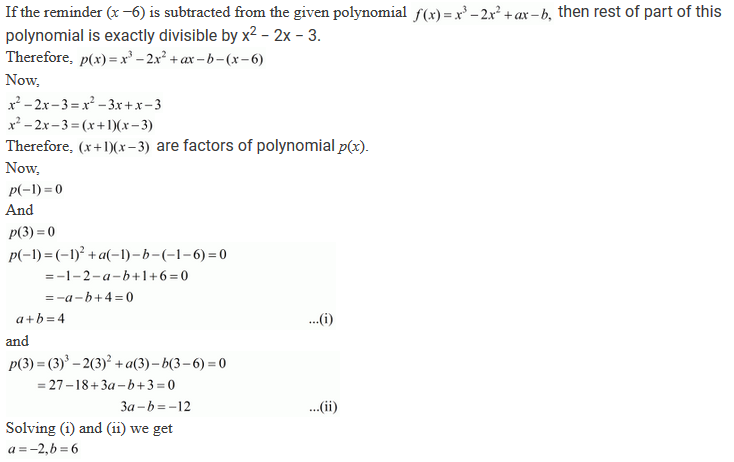 R.D. Sharma Solutions Class 9th: Ch 6 Factorization of Polynomials MCQ