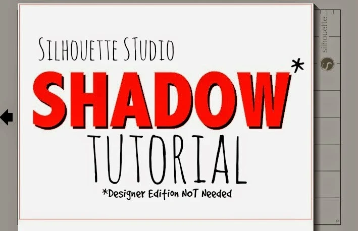 Silhouette Studio Shadow Tutorial (No Designer Edition Needed ...