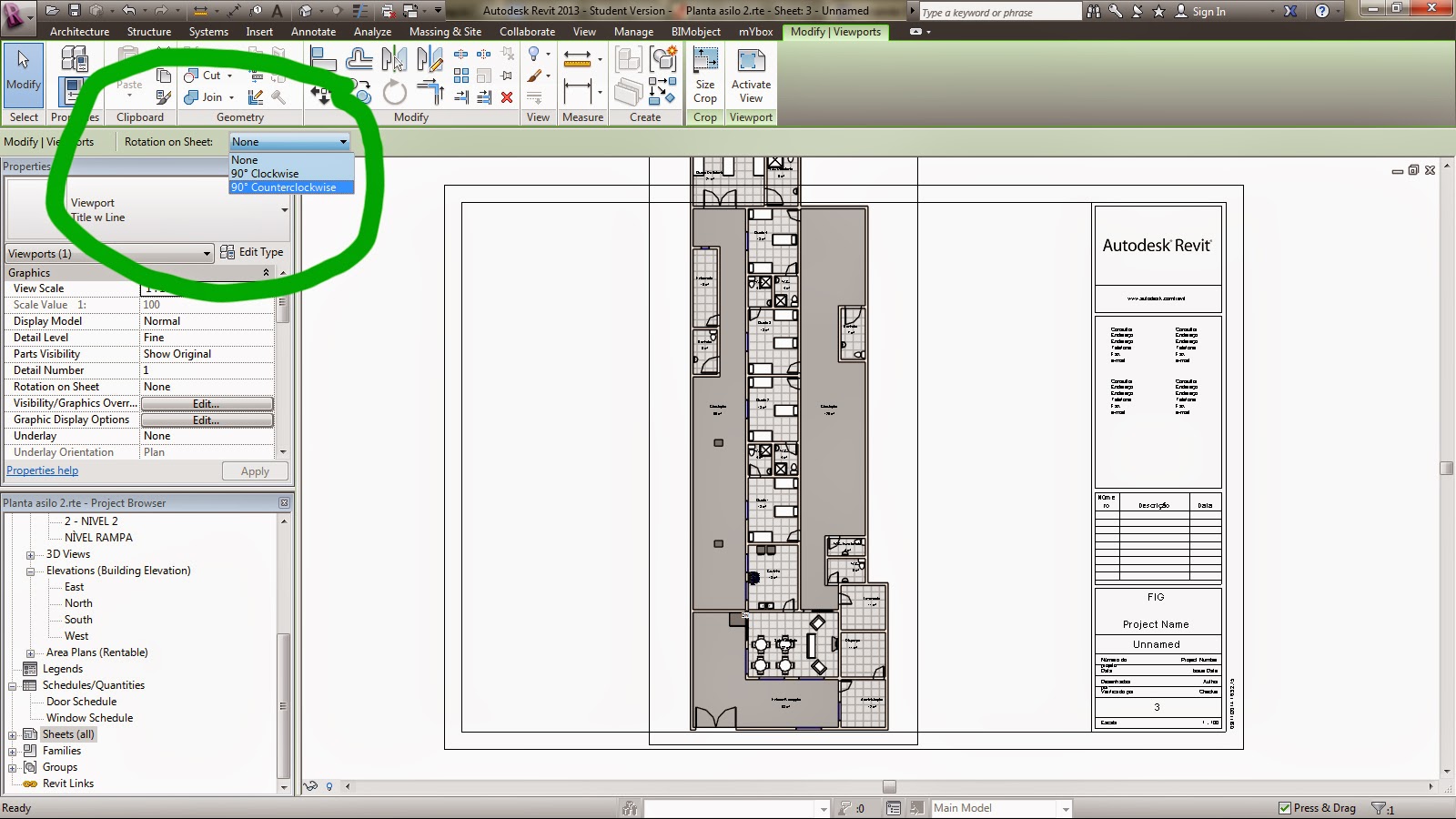 autocaduco: Rotacionar viewport no Revit