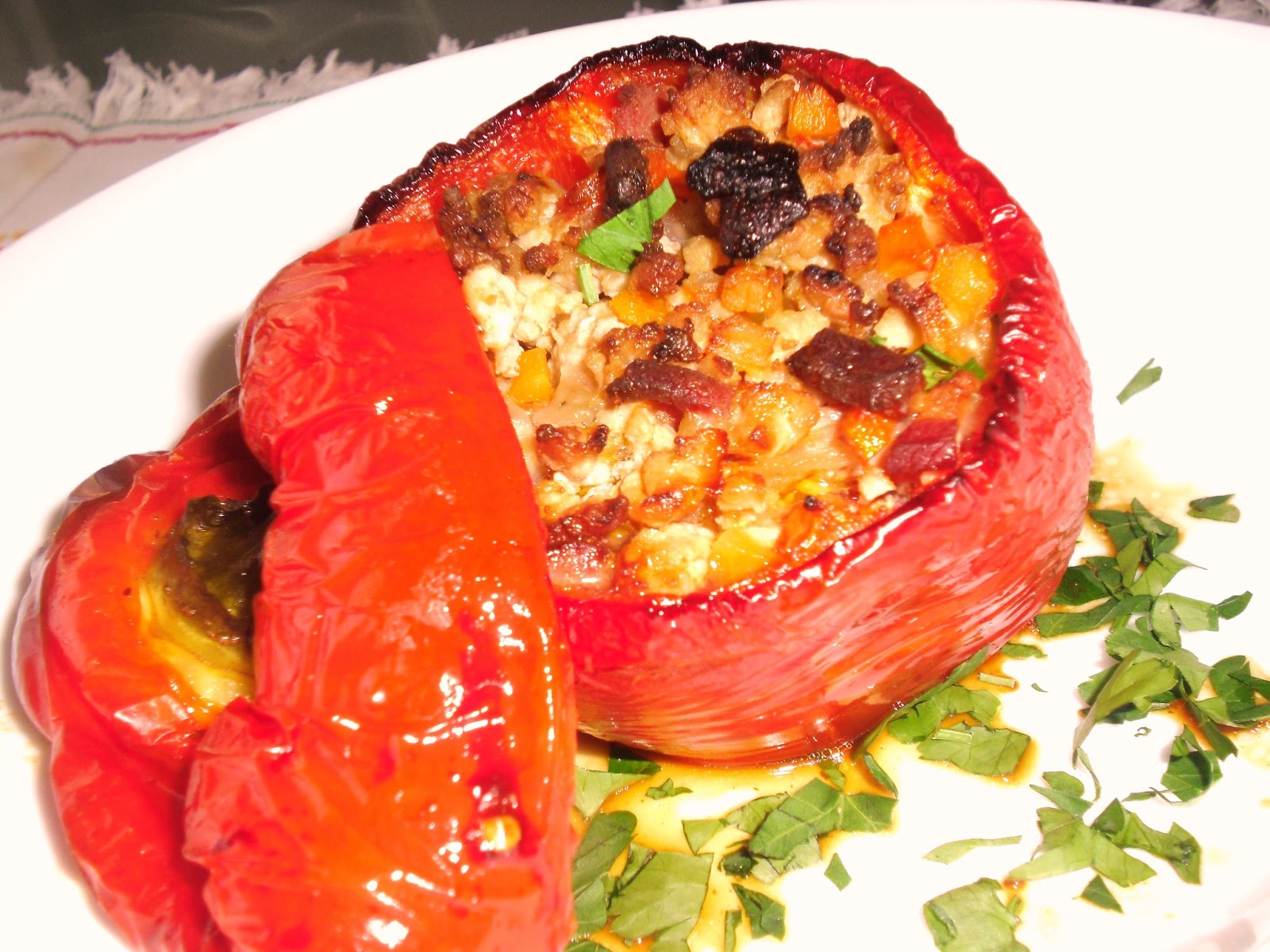 La cocina de temporada: Pimiento morrongo relleno de pavo