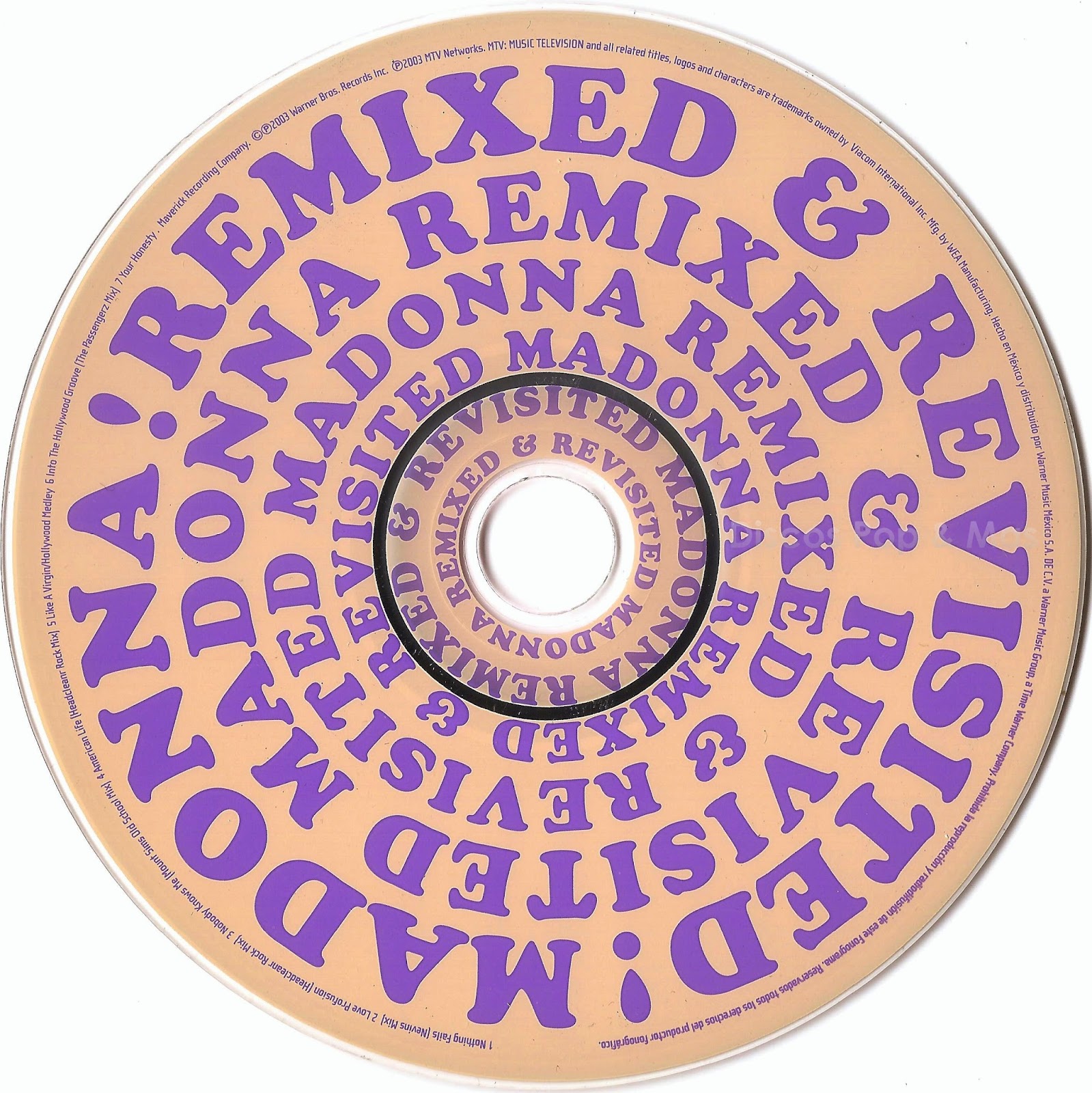 Discos Pop & Mas: Madonna - Remixed & Revisited