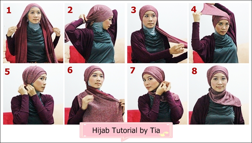 Tampil Glamour dengan Tutorial Hijab Pashmina Glitter - Toturial Hijab ...