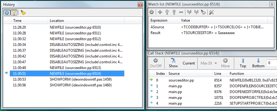 Lazarus Development Remember Remember The History Of Debugging