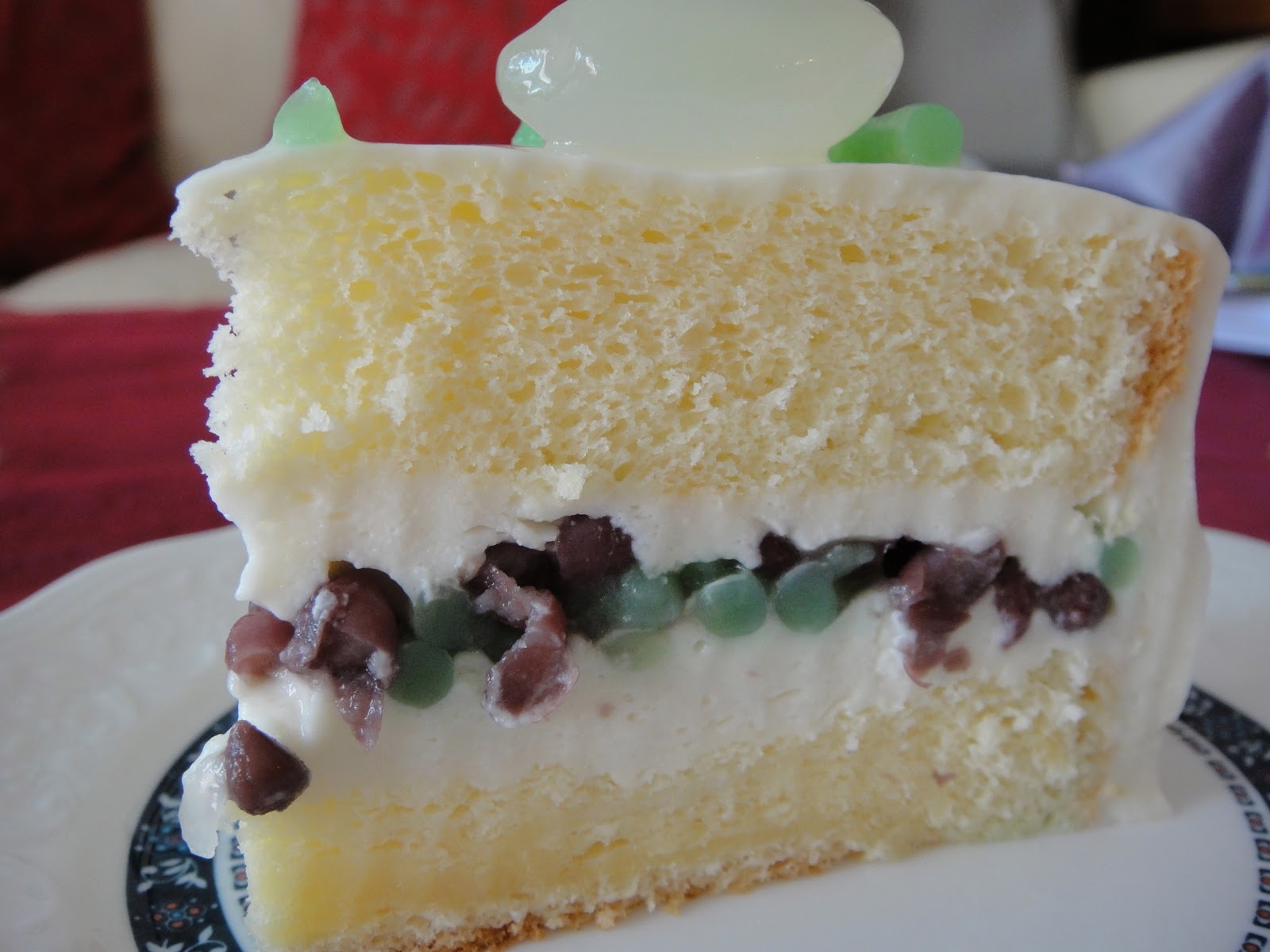 Simple Indulgence: Cendol Mousse Cake