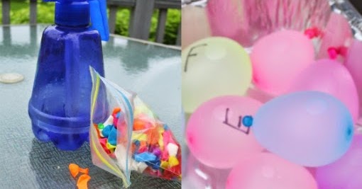 Water Balloon Letter Smash: Summer Literacy Activity | School Time Snippets