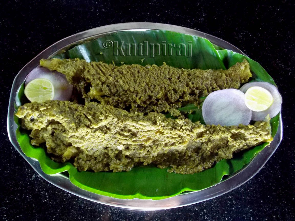 Kudpiraj's Garam Tawa: Kaane Fish Green Masala Fried