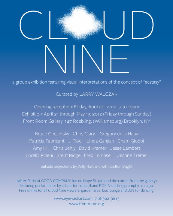 front room gallery: "Cloud Nine" exhibition opens this Friday