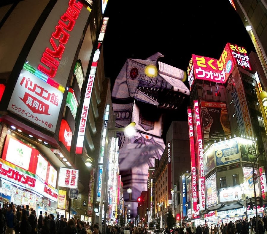 Darkeyedkid's Papermodels and Memos: Mechagodzilla (showa) Papercraft