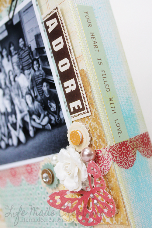 Life Made Creations: scrapbooking on canvas