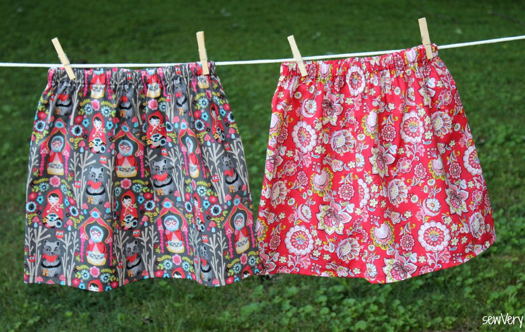 sewVery: sewVery Simple One Seam Skirt Tutorial