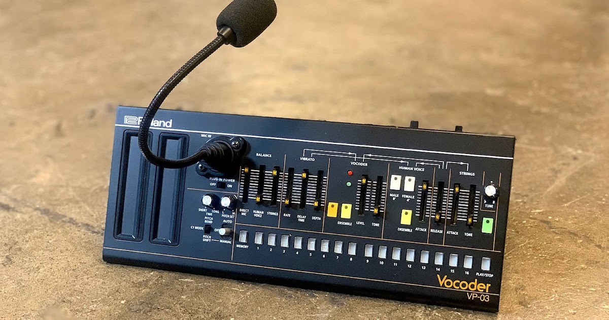 MATRIXSYNTH: Roland VP-03 Vocoder