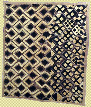 with an artist's hand: Inspiration from African Kuba Cloth or "organic ...