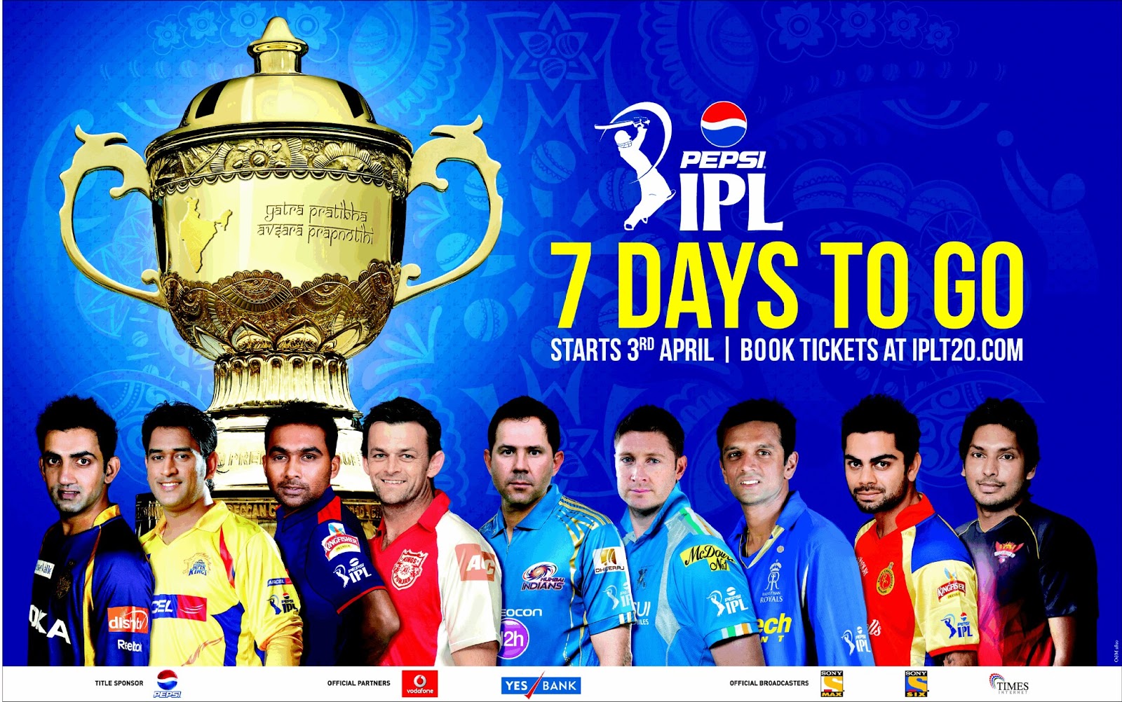 Twenty22-India on the move: Pepsi IPL 6...a week to go