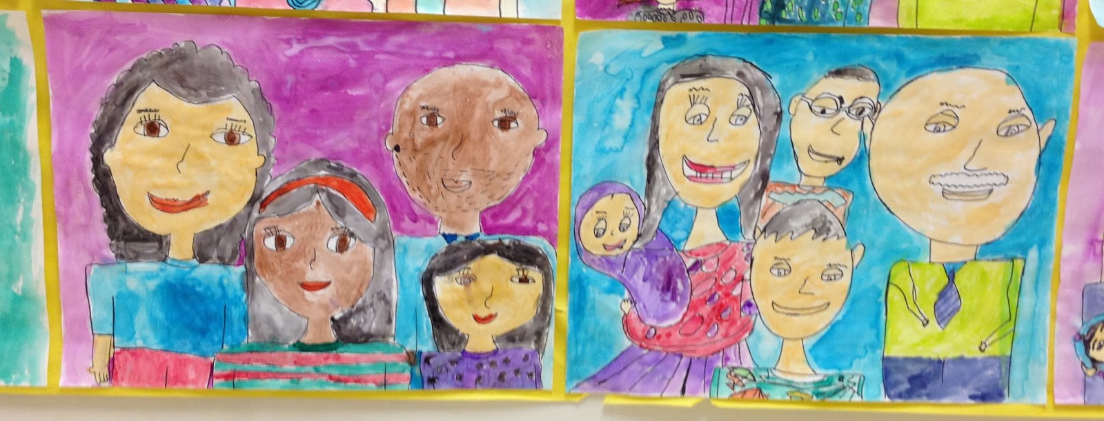 Apex Elementary Art: we are family....