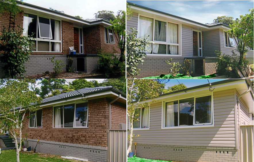 Austech External Building Products: Smart Home Owner Swaps Brick For Vinyl Cladding