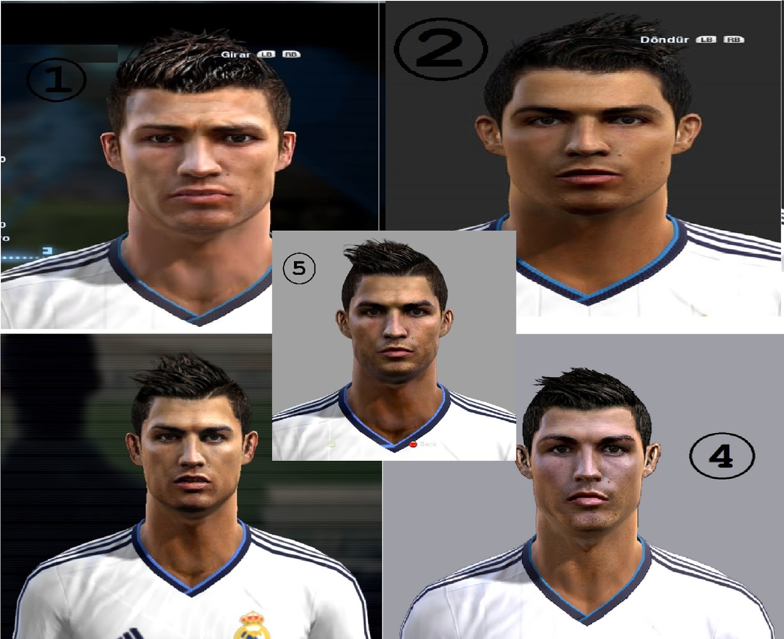Las mejores Faces de CR7 ~ Viva Patch