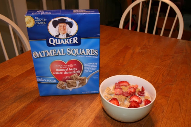 my less serious life: the cereal experiment: Quaker Oatmeal Squares