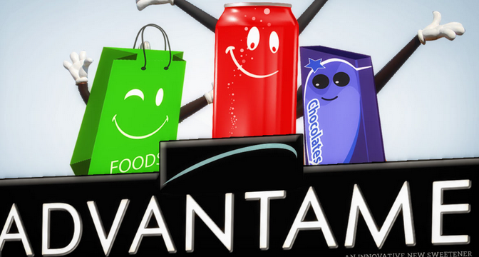 مُحلى صناعى، يستخدم كبديل للسكر تحت مسمى "advantame"