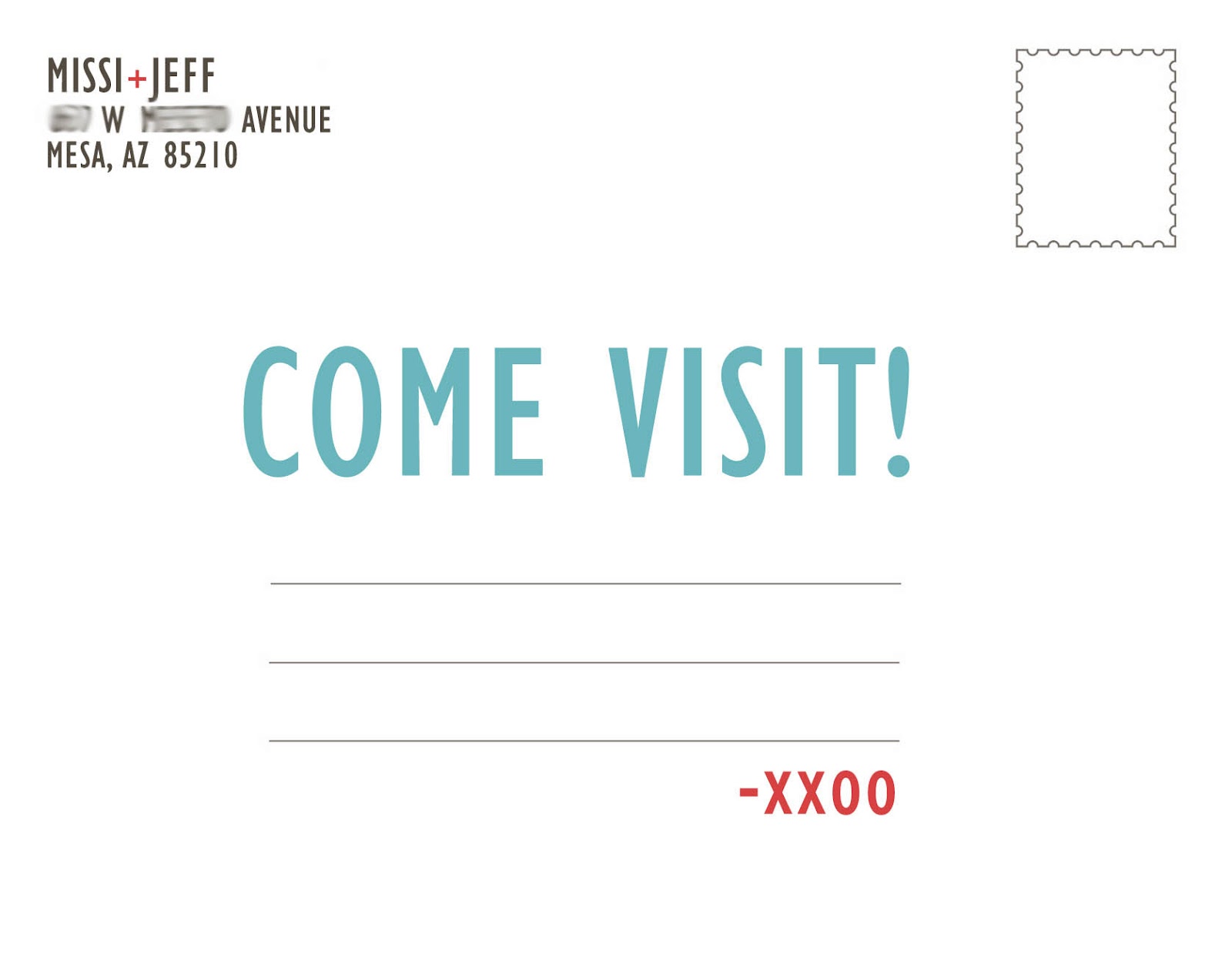 New Address postcard | Designs By Kassie