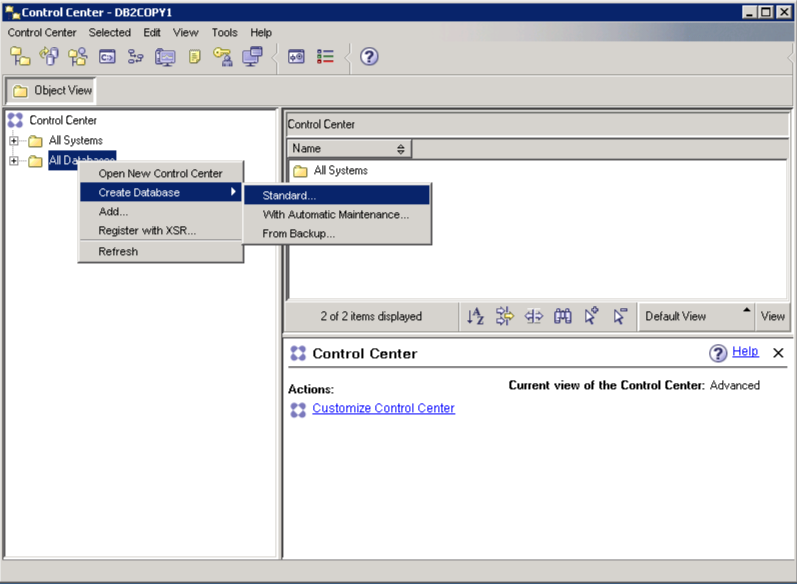 Information Systems Security Creating Db2 Database