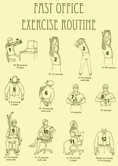 The Wealth of Health: Fast Office Exercise Routine