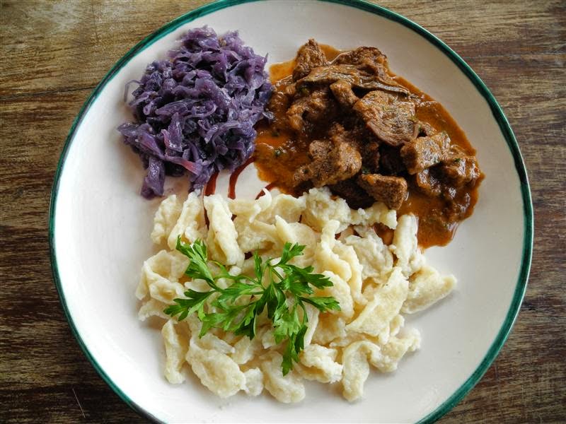 Recetas de Marlis: Gulasch con Spaetzle