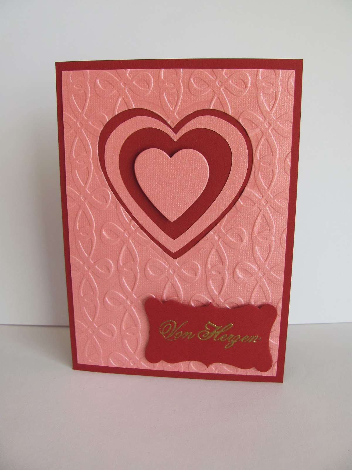 Mona's handmade : Mit Herz - neue Karten