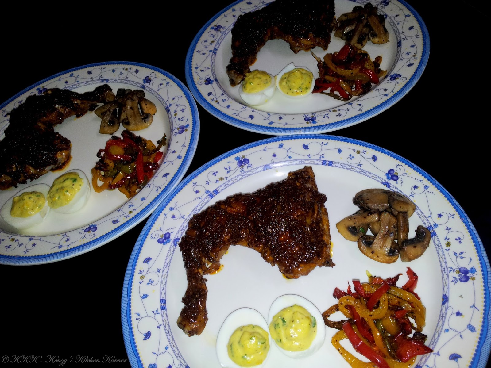 Kenzy's Kitchen Korner... : Chicken Chaamp (Served with Herbed Paprika ...