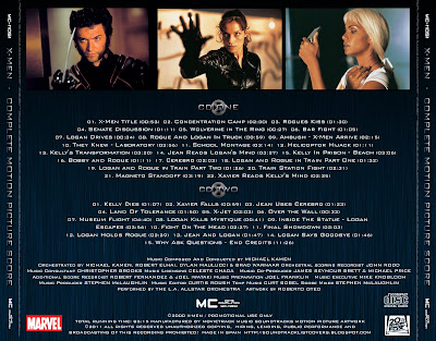 Soundtrack List Covers: X-Men Complete (Michael Kamen)