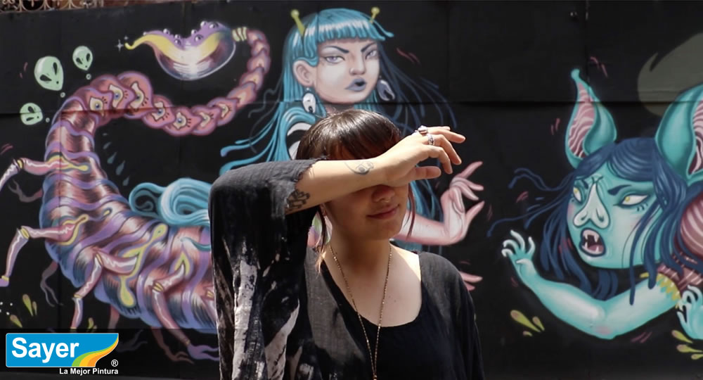 La escena del arte urbano en México se pinta con Pintu Sayer.