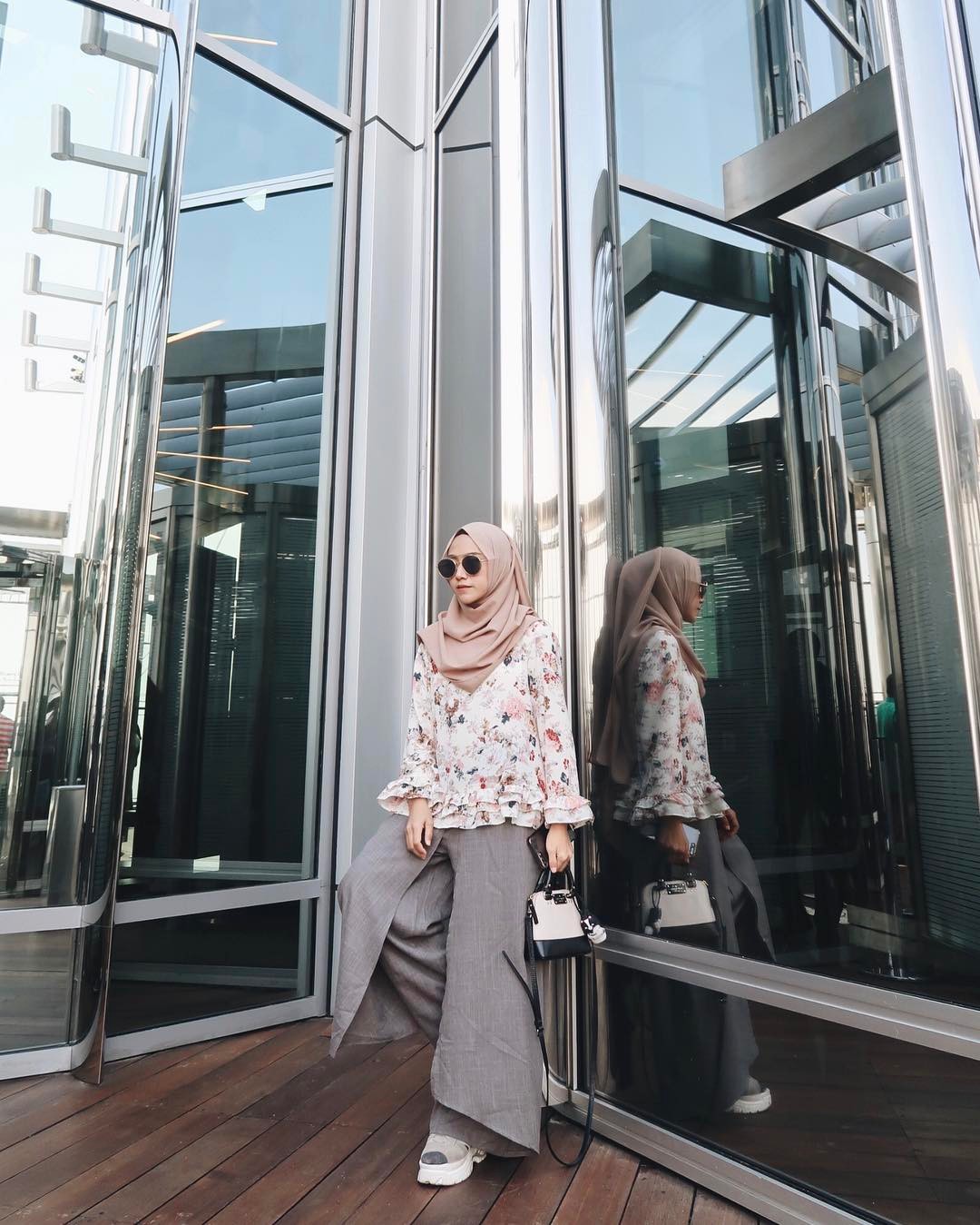 25+ Inspirasi OOTD Hijab ala Selebgram Terbaru - Tutorial HijabKu