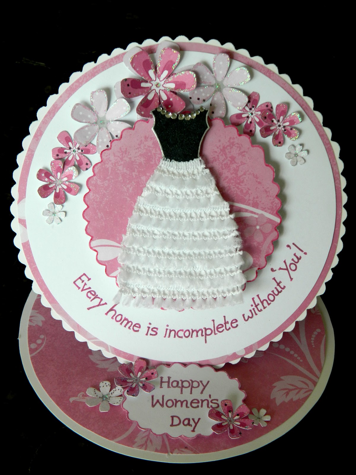 Rucha's Handmade Cards: Celebrating Womanhood
