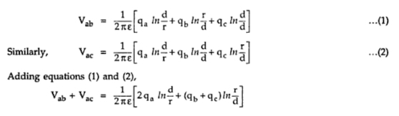 KBREEE: Capacitance of a 3ph Line With Equilateral Spacing
