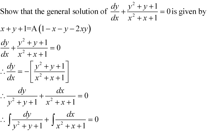 mixture: variable separable differential equation for cbse ncert 12th