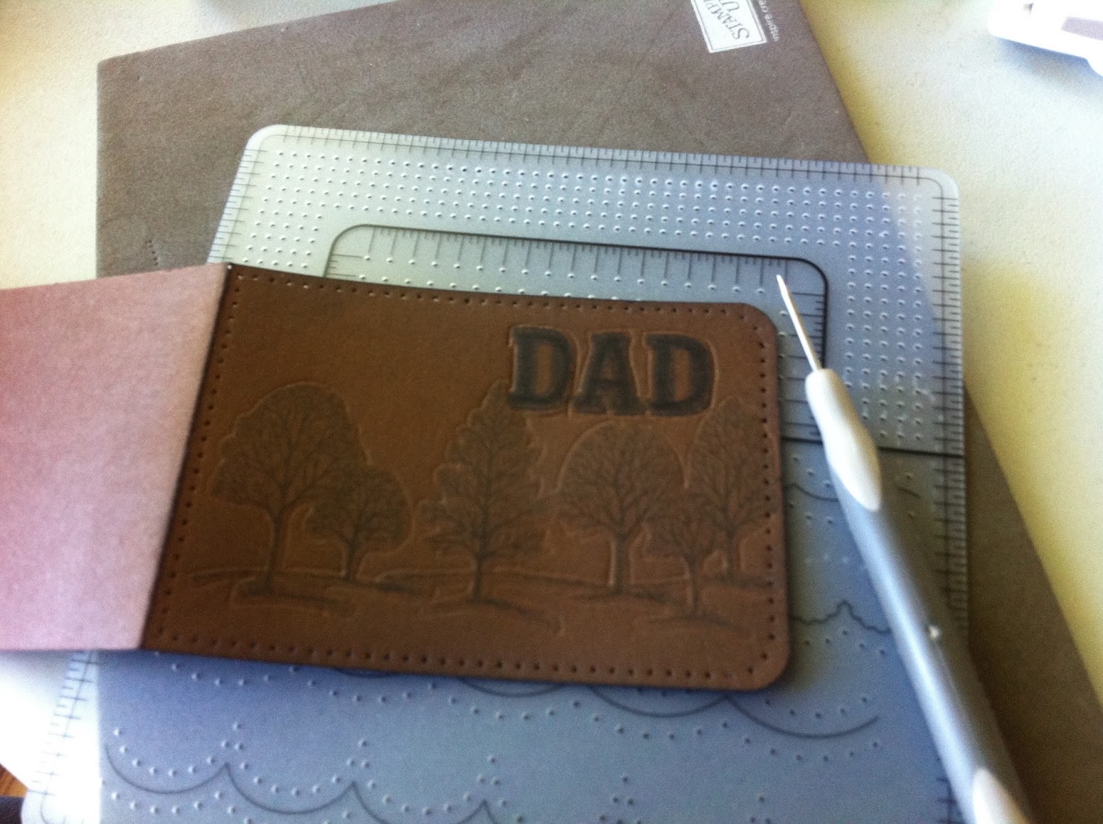 Stampin' With Jac: A Wallet Card for Dad for Father's Day