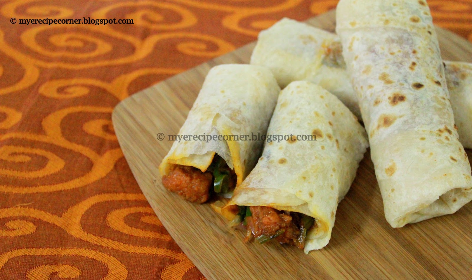 Mye's Kitchen: Paneer Kathi Roll