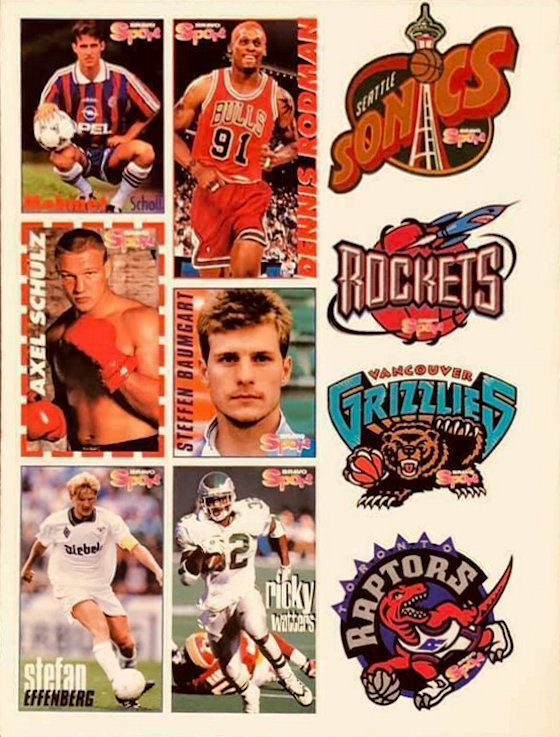 Football Cartophilic Info Exchange: Bravo Sport Extra - 18 Sticker (1990's)