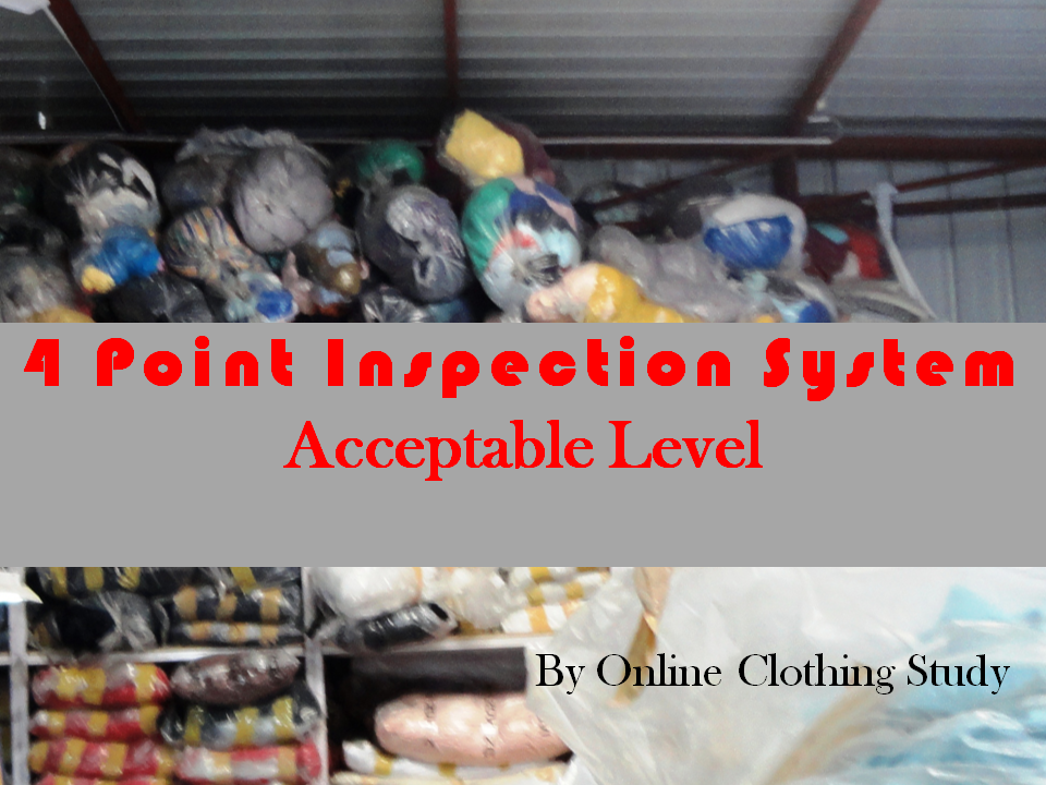 4 Point Inspection System: Acceptable level (Points per 100 square yards)