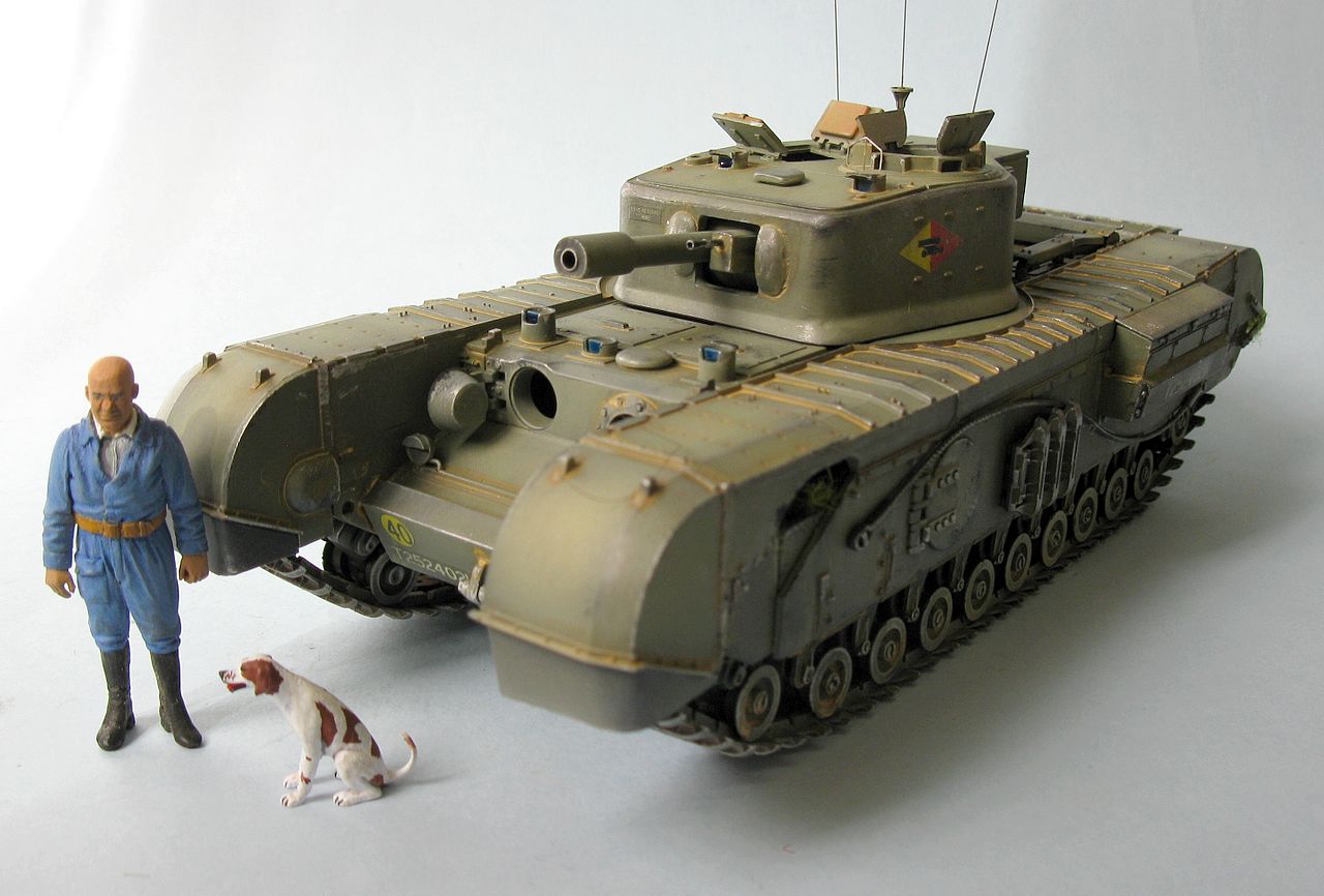 Panzerserra Bunker- Military Scale Models in 1/35 scale: Churchill Mk ...