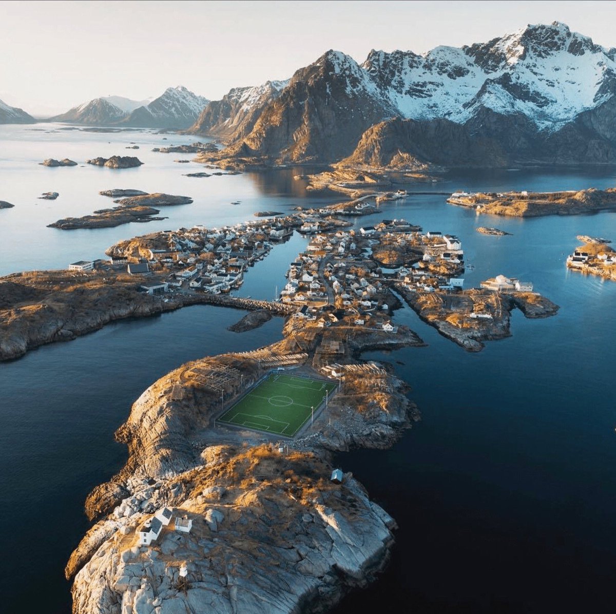 The most beautiful football pitch in the world