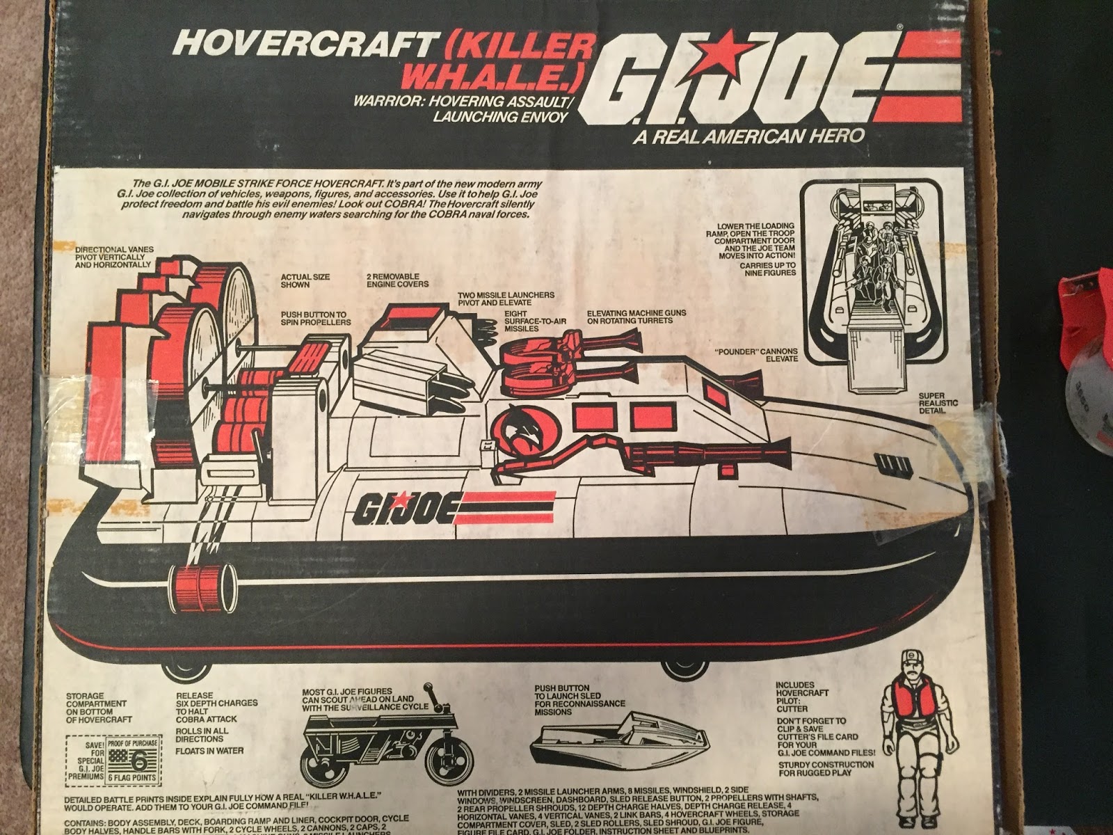 G.I. Jigsaw: GI Joe Killer WHALE Hovercraft