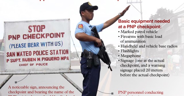 GUIDELINES: What a police checkpoint should look like ~ Travel ...